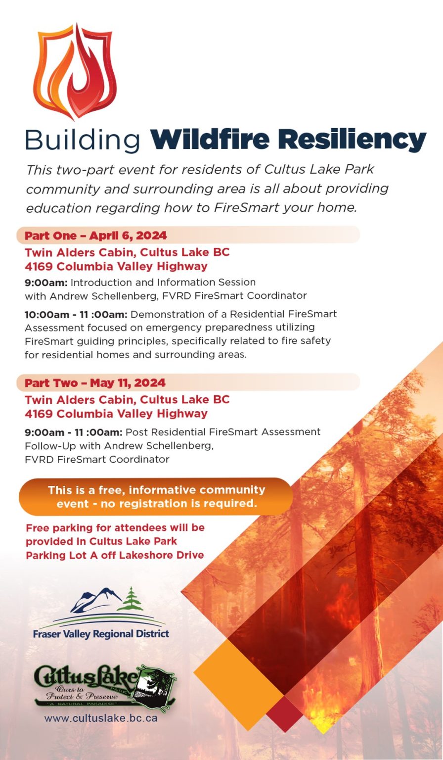 Building Wildfire Resiliency Part One - Cultus Lake Park
